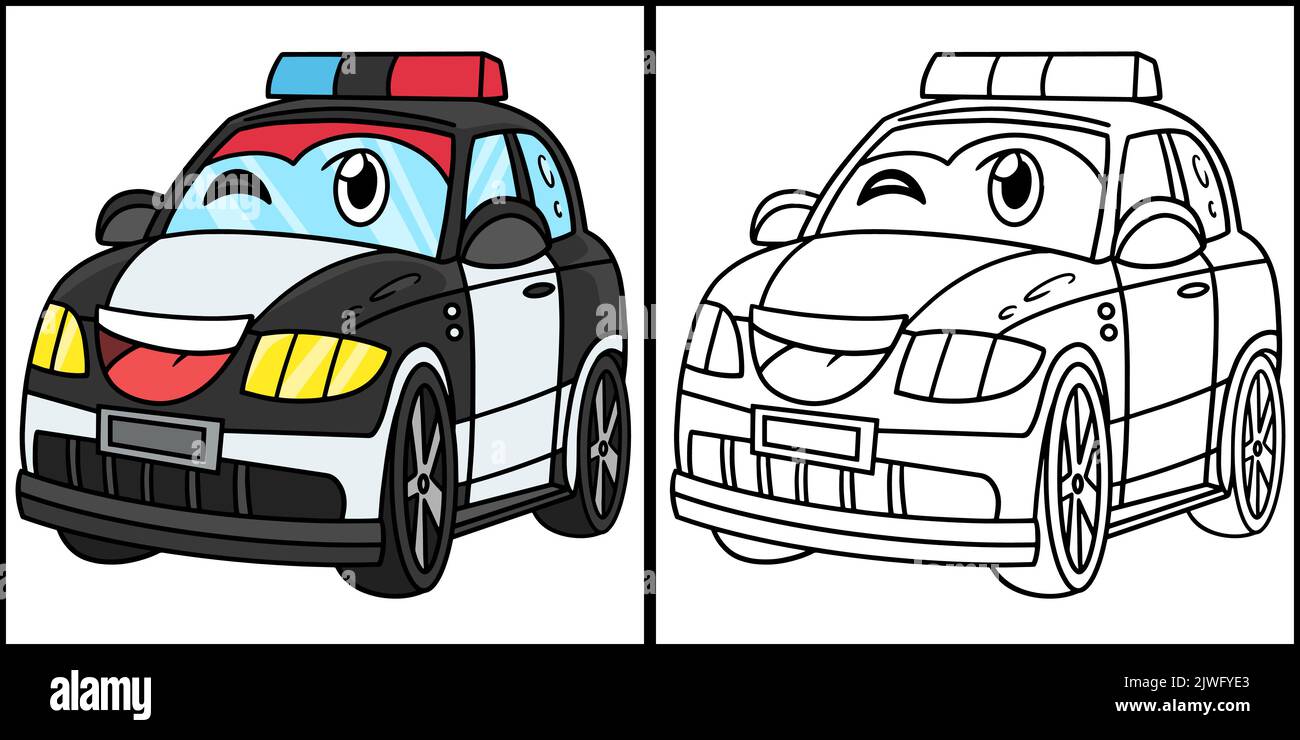 Polizei motorkreuzer Stock-Vektorgrafiken kaufen - Alamy