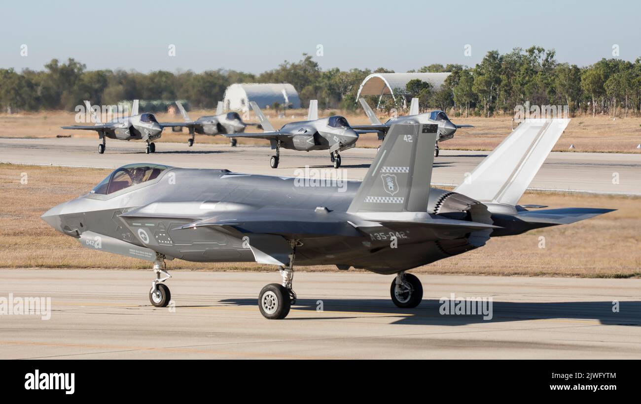 Royal Australian Air Force (RAAF) F-35A Lightning II Aircraft mit No ...