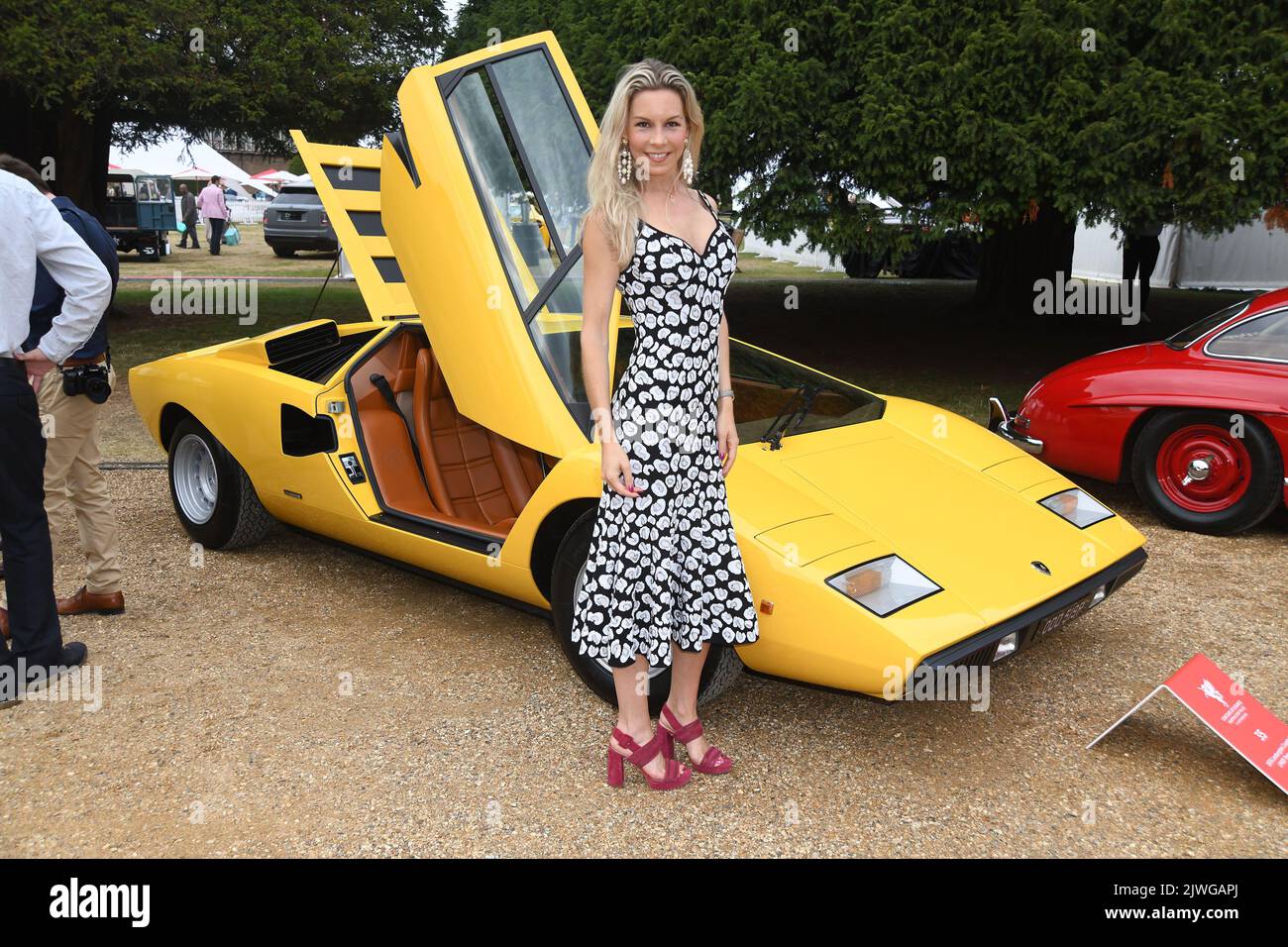 Ankunft am Owners Day im Concourse of Elegance im Hampton Court Palace ...