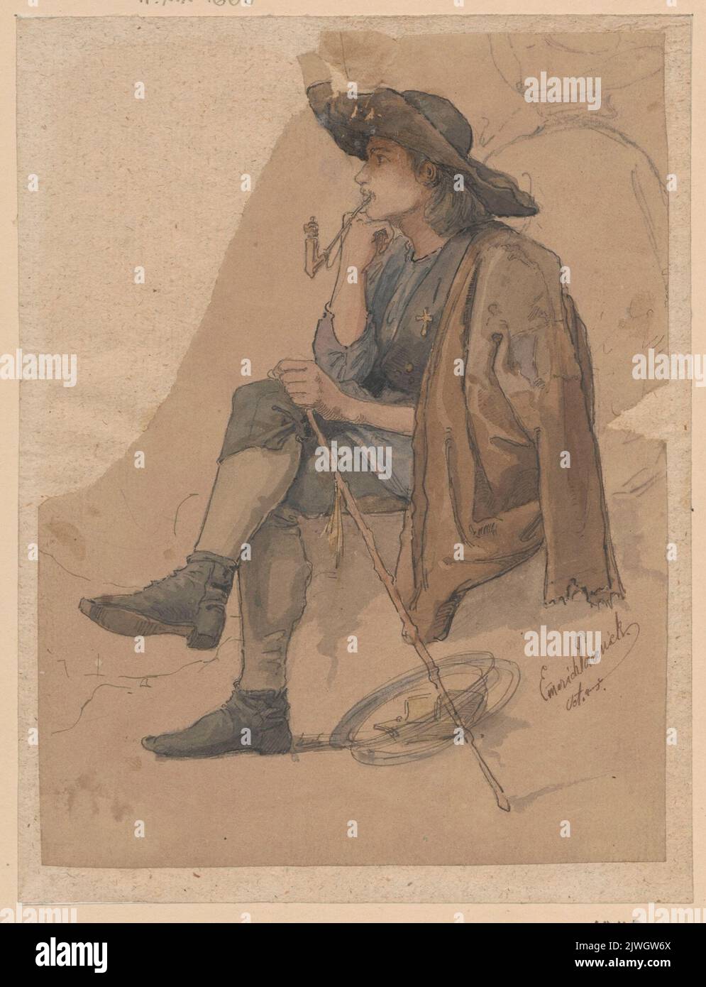 Ikonographie des tabakrauchens -Fotos und -Bildmaterial in hoher ...