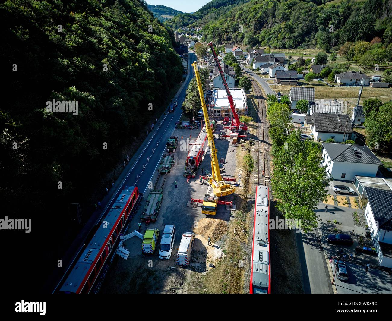 06. September 2022, Rheinland-Pfalz, Ahrbrück: Mehr als ein Jahr nach ...
