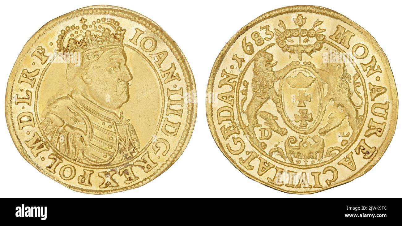 Gdańsk dukat. Jan III Sobieski (Król polski ; 1674-1696), Herrscher ...