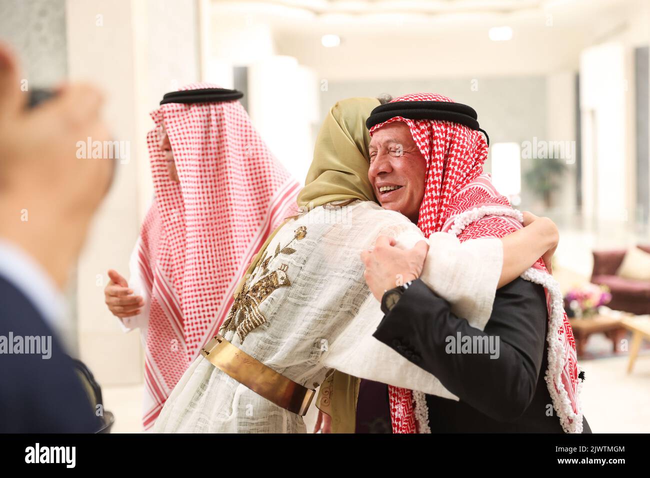 17-08-2022 Jordan König Abdullah II. Mit Kronprinz Hussein (oder Al ...