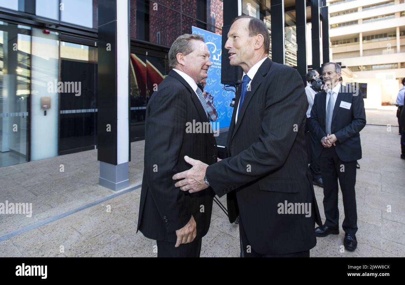 Der australische Premierminister Tony Abbott trifft heute bei der ...
