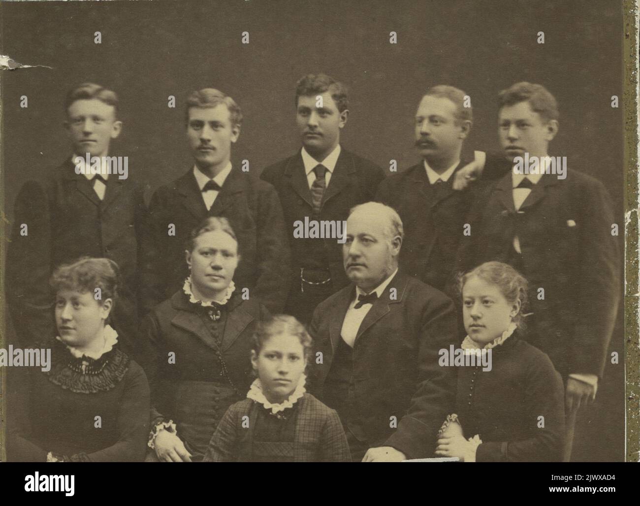 Carl, Wilhelm, Axel, Ernst, Emil, Hulda, Christine, Lydia, Victor und ...