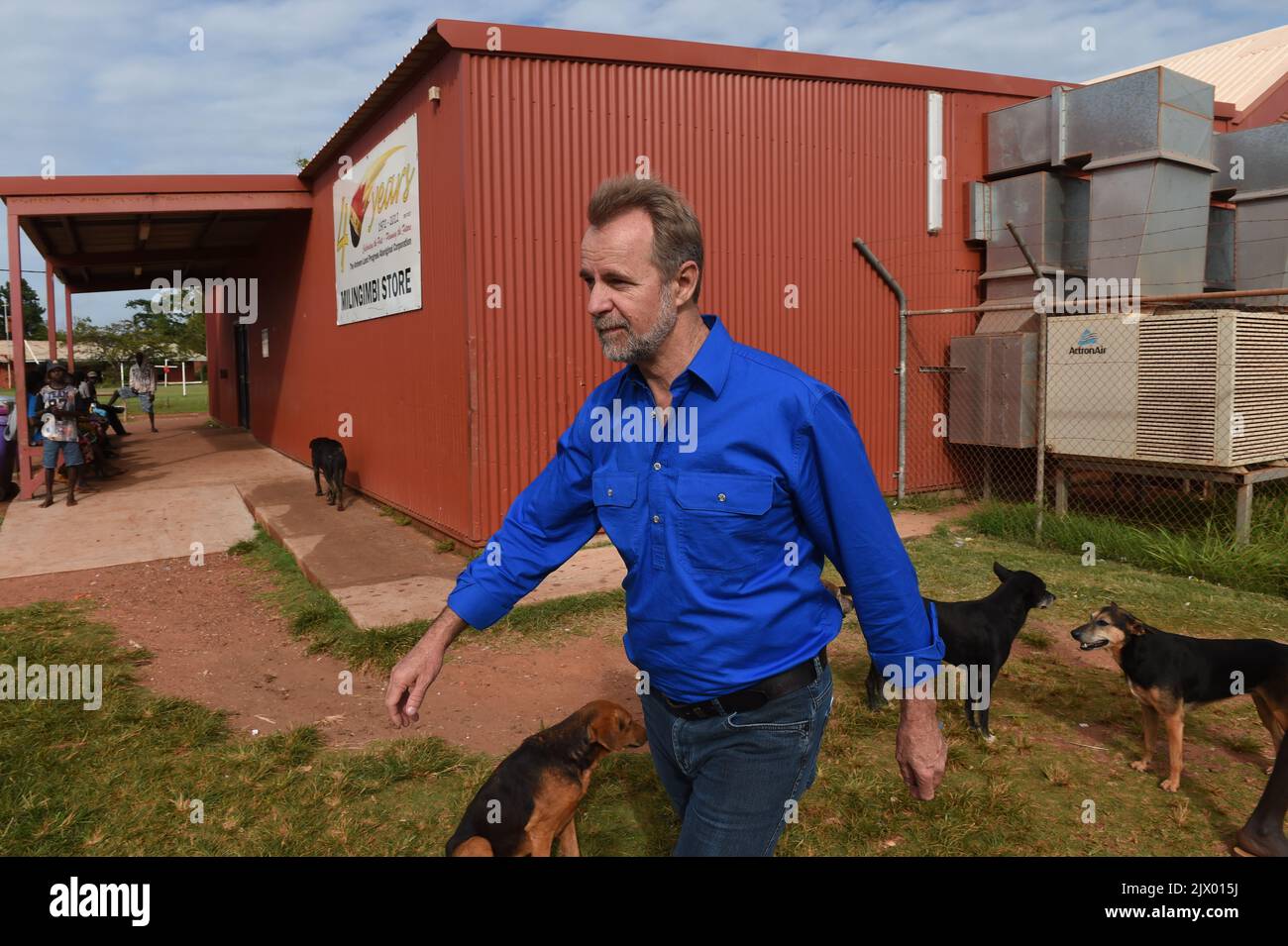 Senator Nigel Scullion, Minister für indigene Angelegenheiten, in der ...