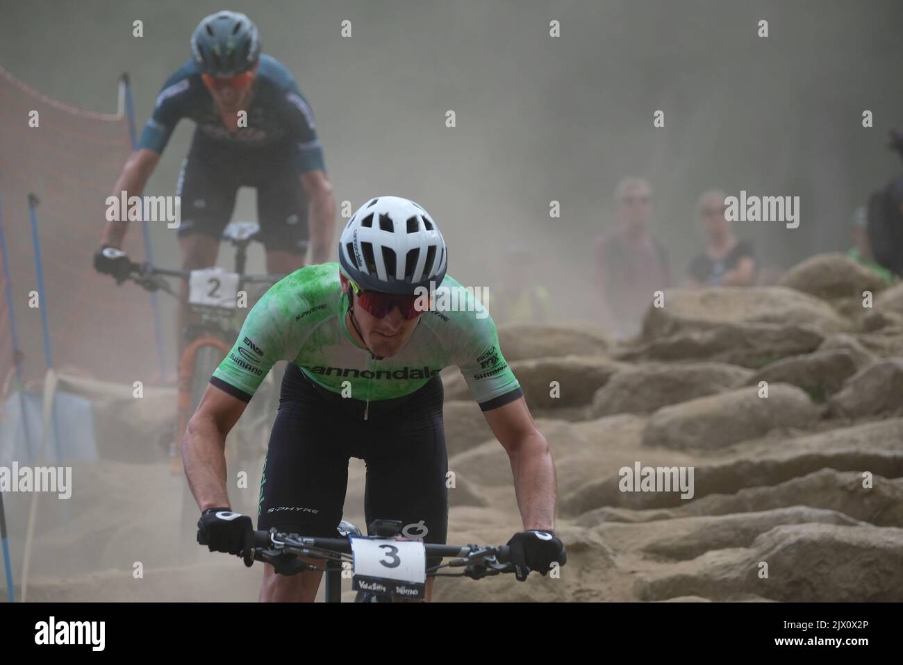 (3) Alan Hatherley (RSA) beim MTB - Mountain Bike UCI Mountain Bike ...