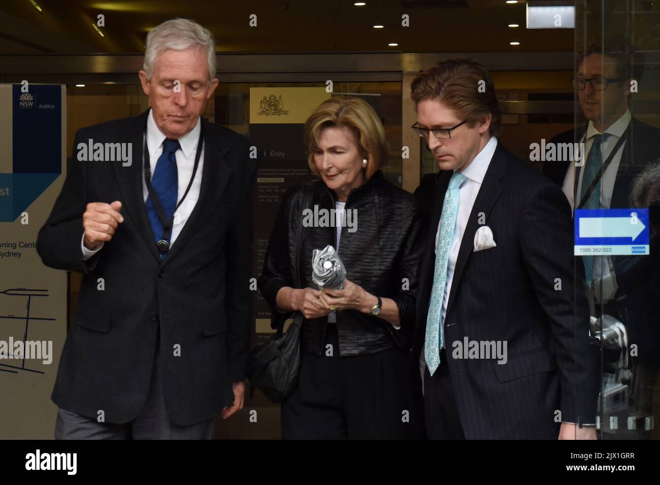 Die Familie des Lindt Cafe Belagerungsopfer Katrina Dawson, (L-R) Vater ...