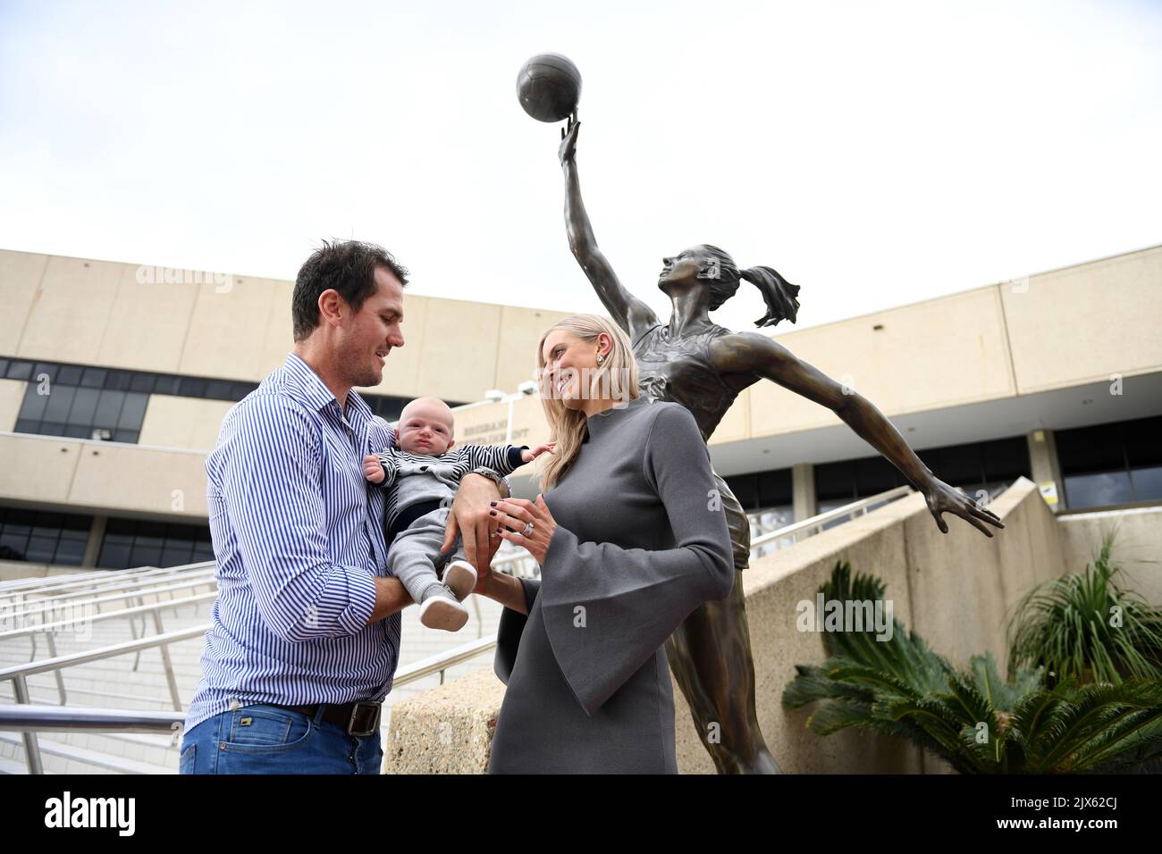 Die ehemalige australische und Firebirds Netball-Kapitänin Laura Geitz ...