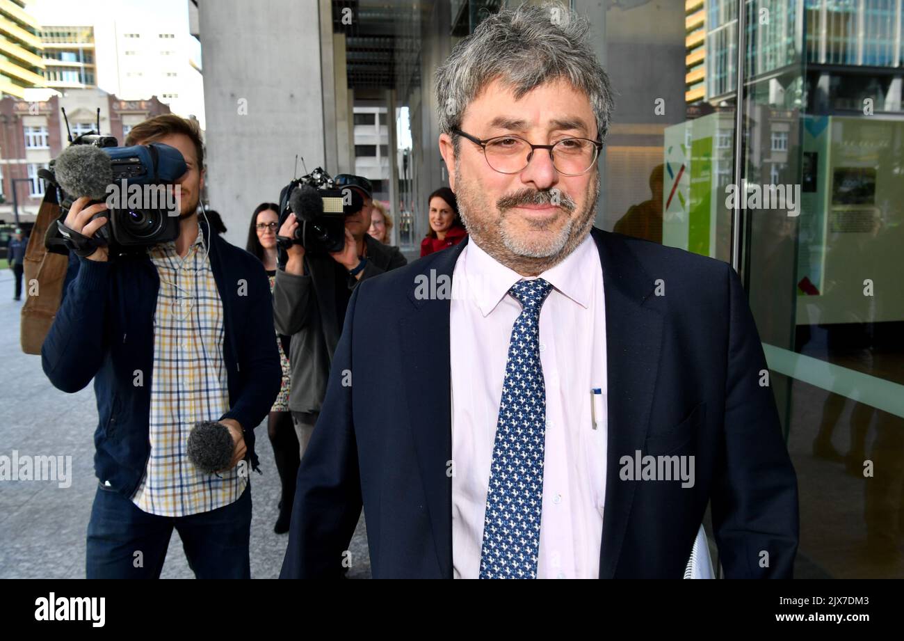 Sam Di Carlo, Rechtsanwalt aus Brisbane, verlässt am Mittwoch, den 2 ...