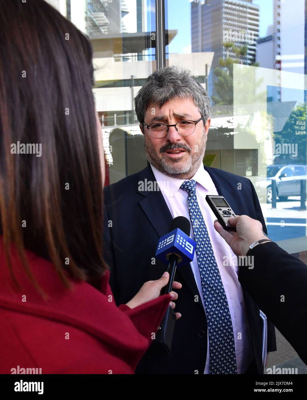 Sam Di Carlo, Rechtsanwalt aus Brisbane, verlässt am Mittwoch, den 2 ...