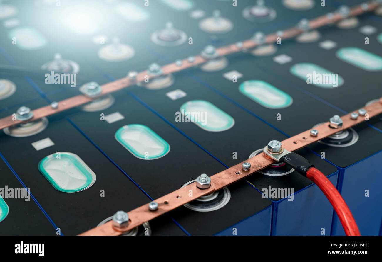 Lithium-NMC-Batterie für Elektrofahrzeuge. Elektroauto-Batterie ...