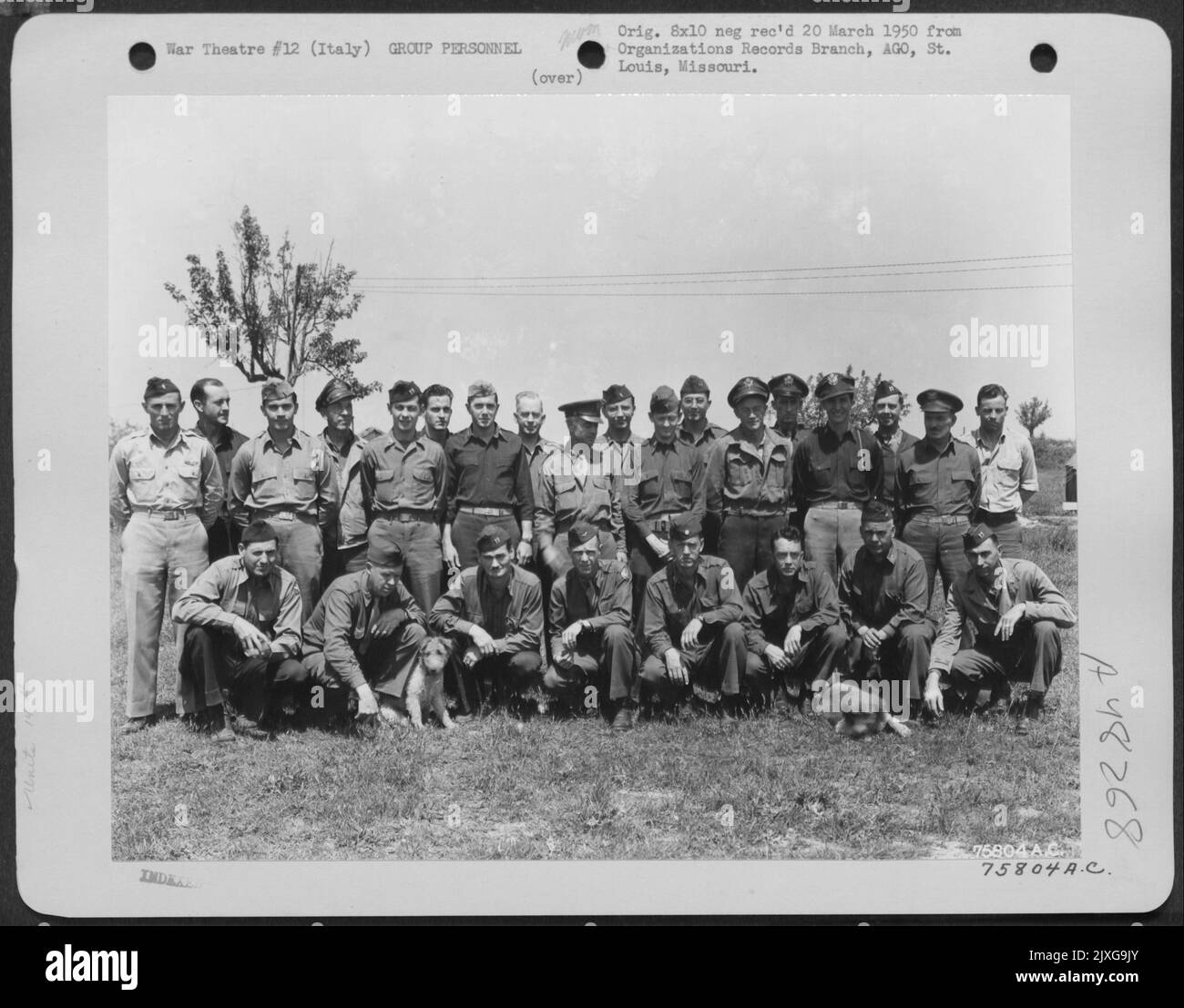 Ein Pilot der 94. Fighter Squadron, 1. Fighter Group, posiert im ...