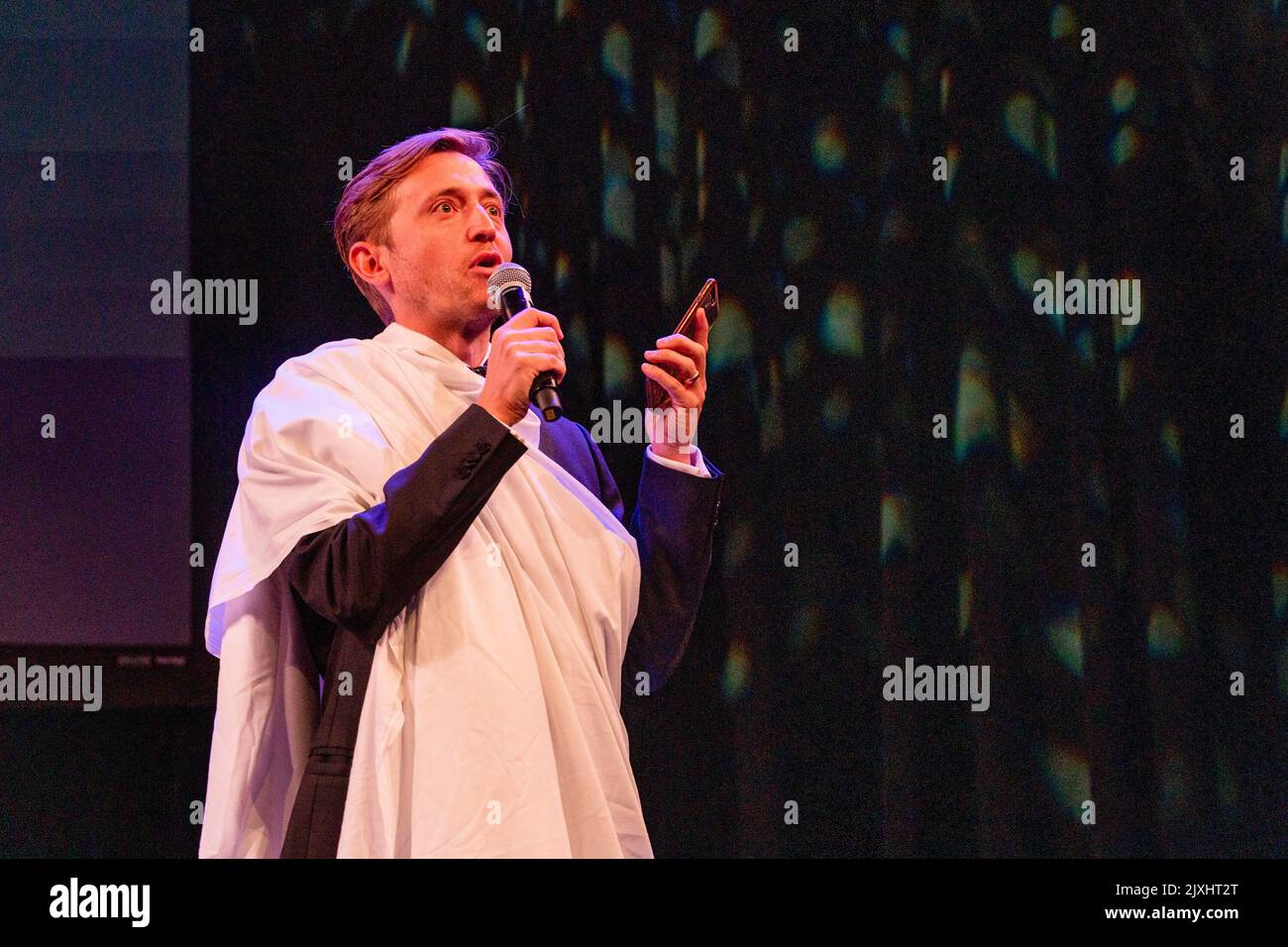 Evan Gregory tritt bei der 2022 Buffer Awards Gala Screening auf. Das ...