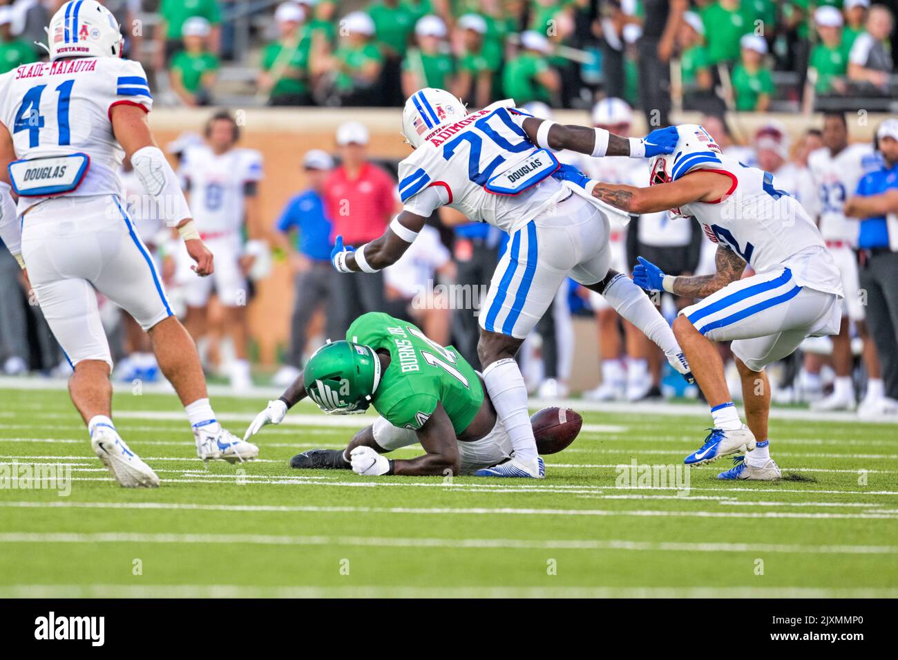 DENTON, TX – September 3.: .North Texas Mean Green Wide Receiver ...