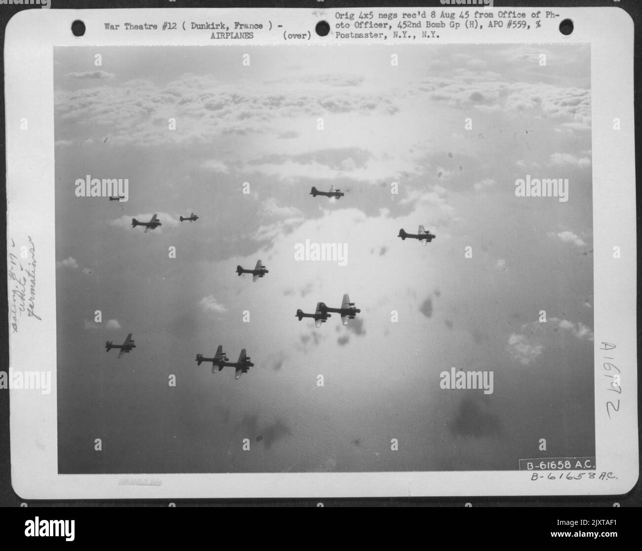 Festungen fahren wieder...Diese Formation der Boeing B-17 Flying ...