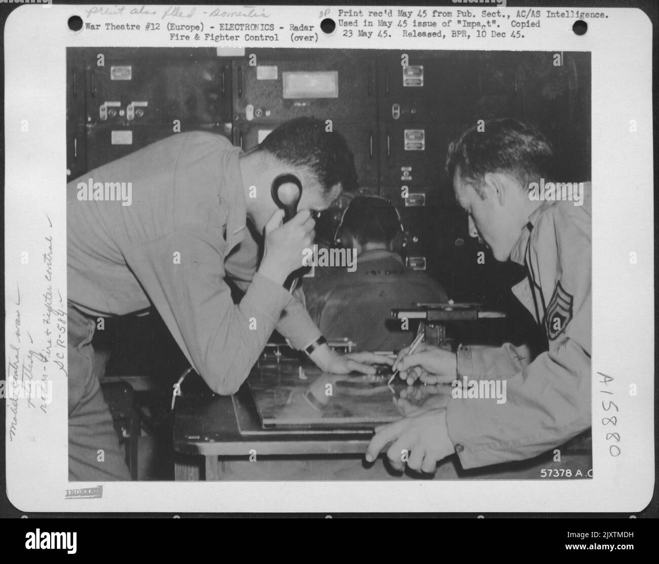 Europa - Innenansicht Einer Scr-584 Station Zeigt Den Controller (Links ...