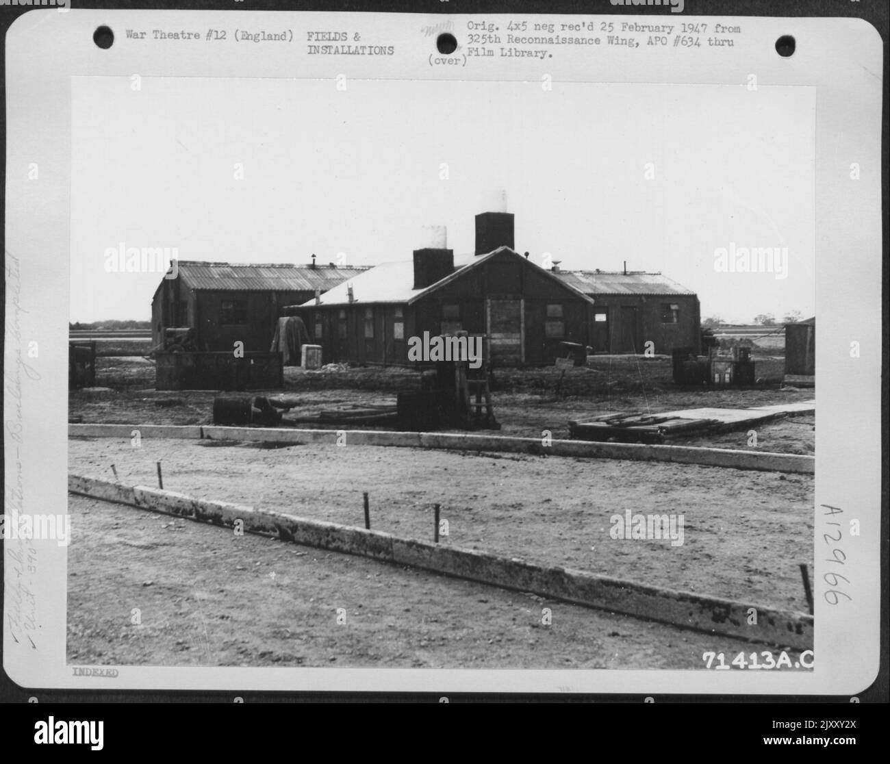 Radargebäude der 390Th Bomb Group auf einem 8. Air Force Base in ...