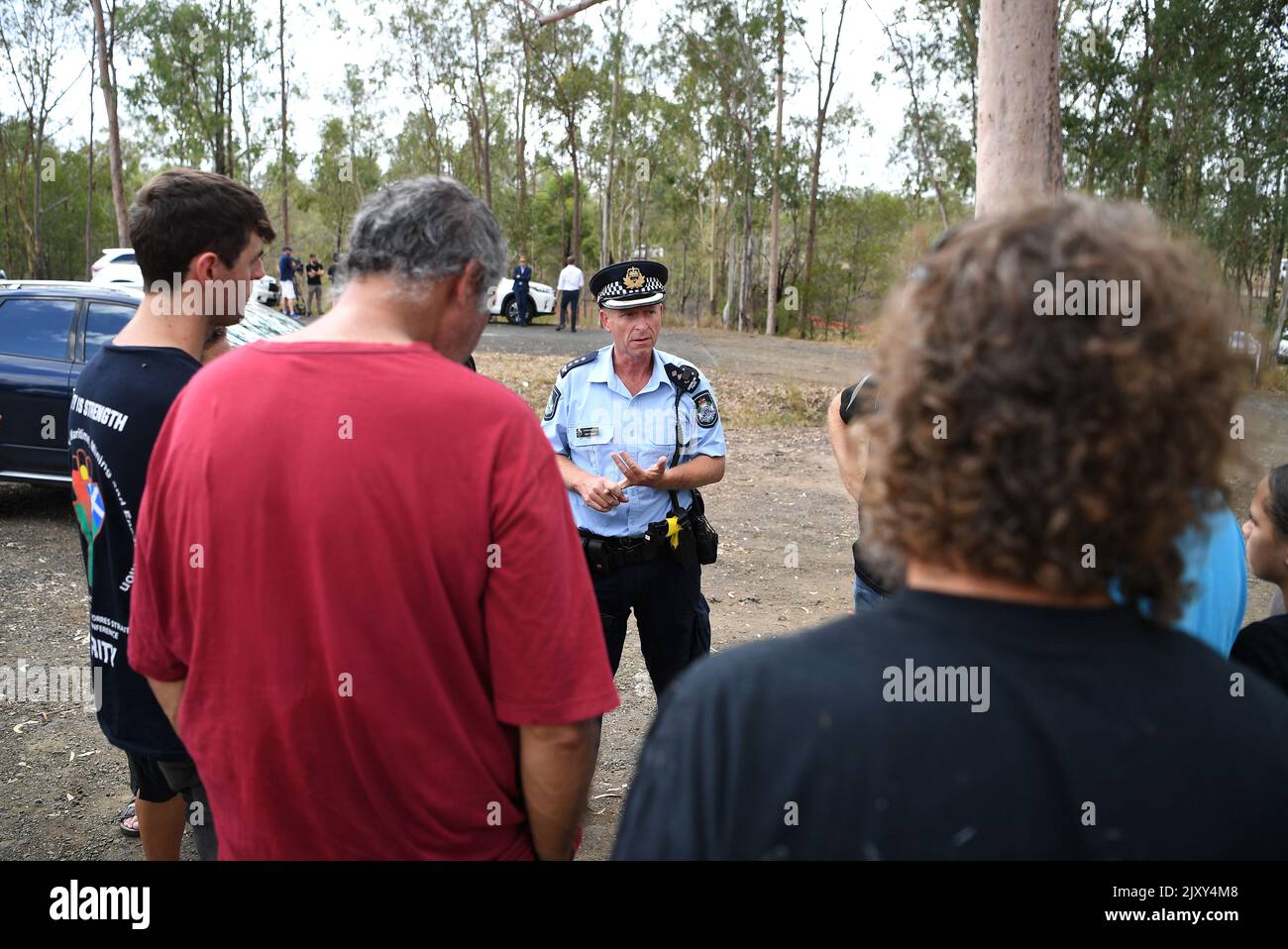 Der Polizeikommissar Brett Wendt von Queensland spricht am Donnerstag ...