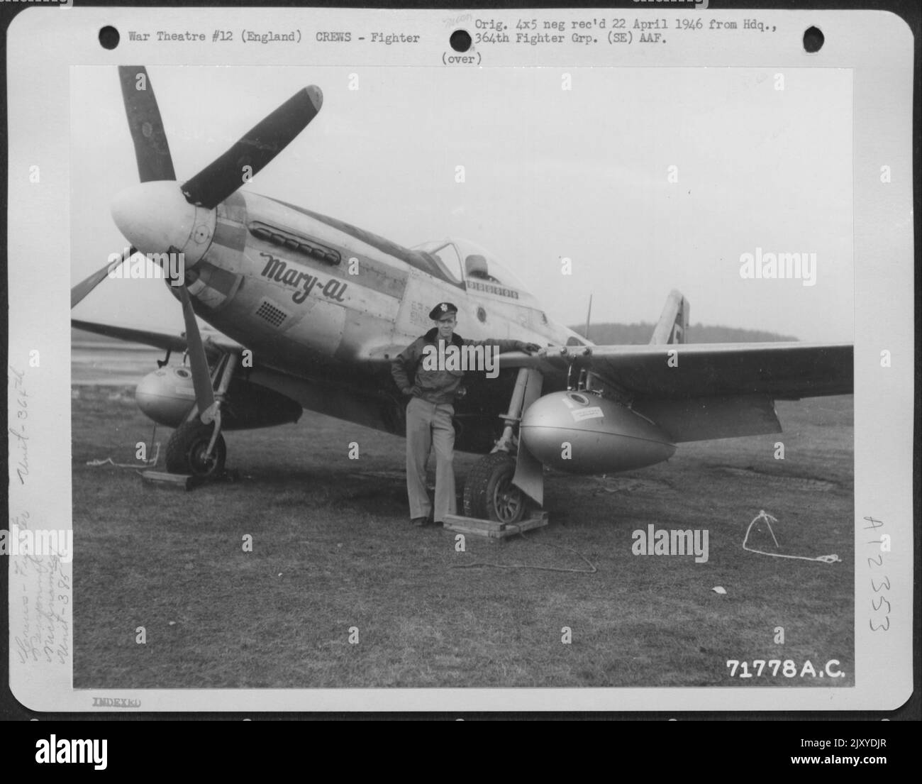 LT. Robert M. McKibben, 385Th Fighter Squadron, 364Th Fighter Group, 67 ...