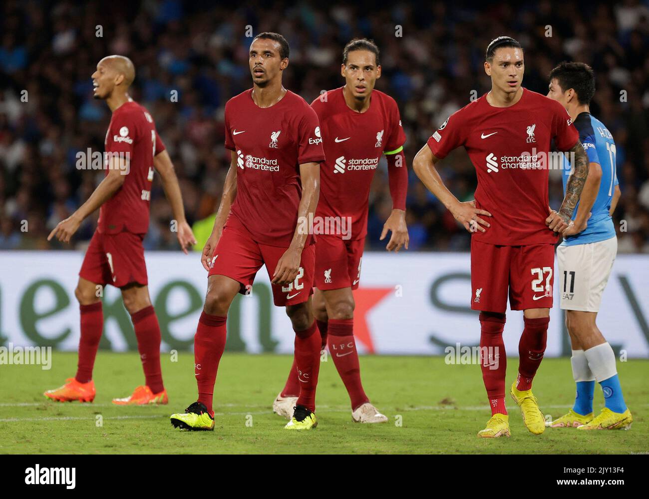 Fußball - Champions League - Gruppe A - Napoli gegen Liverpool - Stadio ...