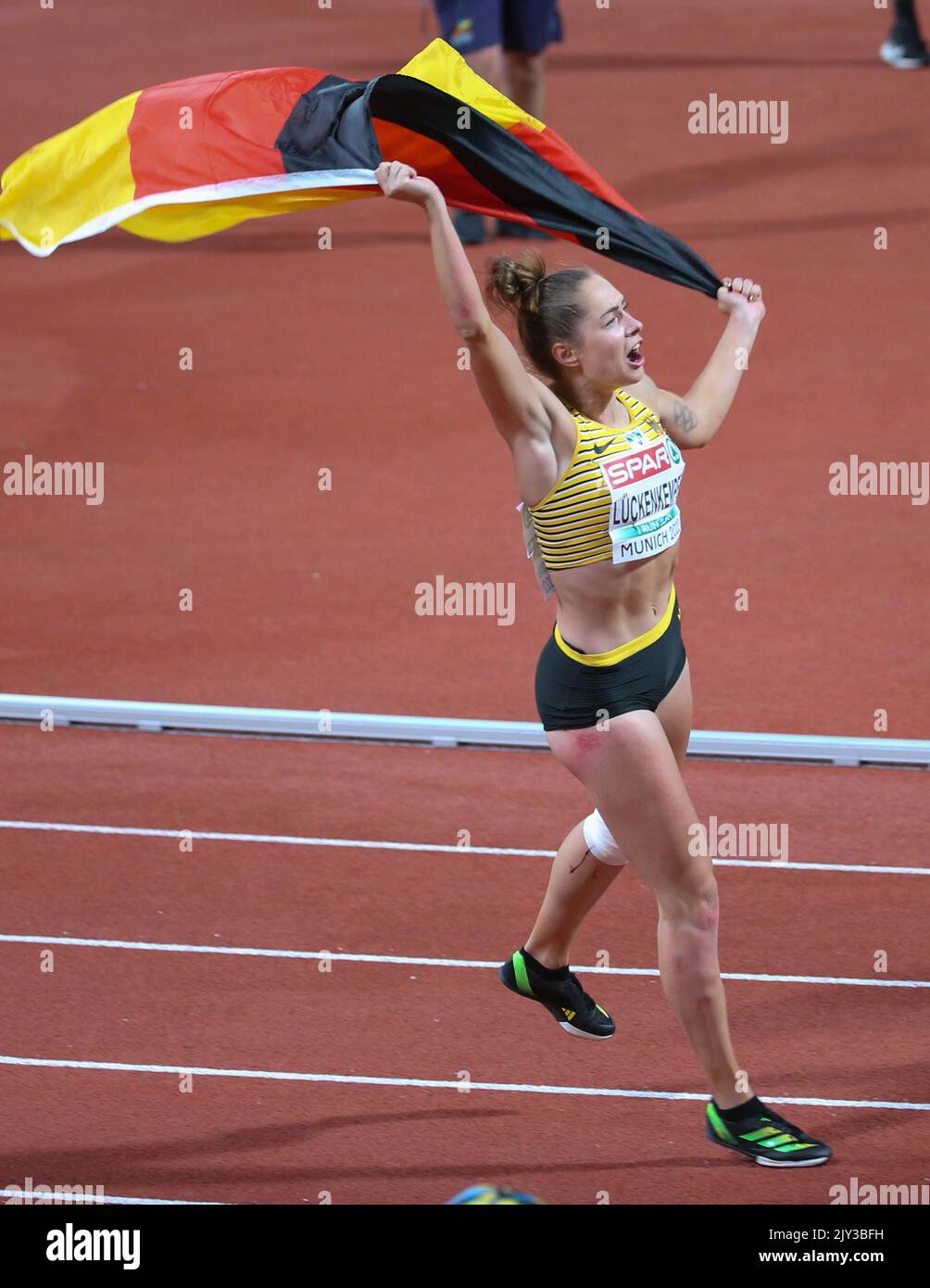 LÜCKENKEMPER Gina of Germany 100-m-Finale der Frauen während der ...