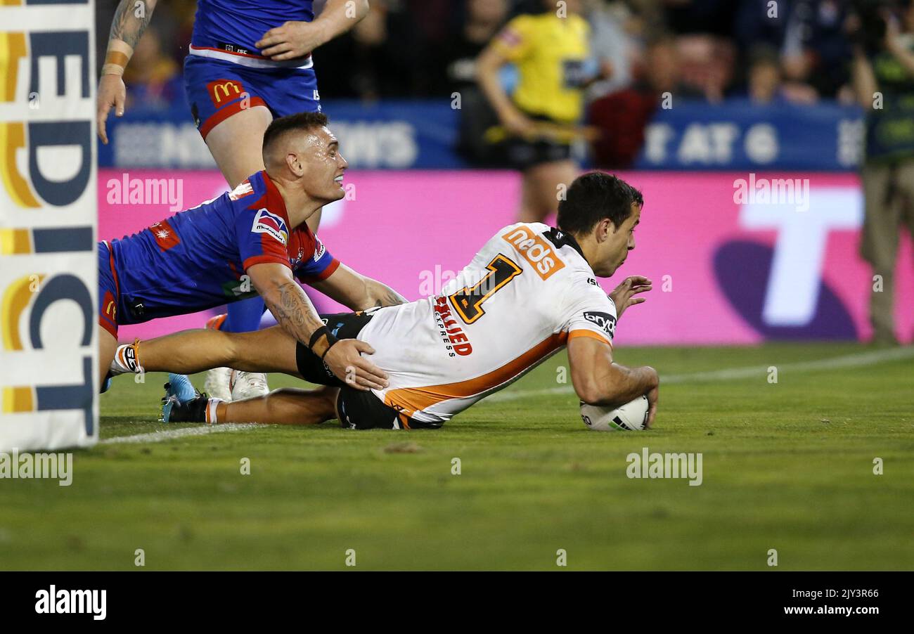 Corey Thompson von den Tigers hat am Freitag, den 26. Juli 2019, im ...