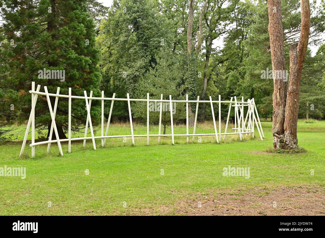 Schlosspark Grafenegg, Niederösterreich, Österreich. Untitled Objekt im ...