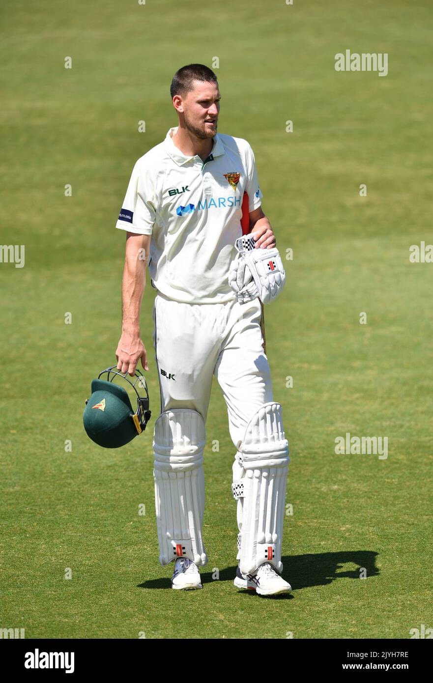 Beau Webster von den Tigern geht nach seiner Entlassung am 3. Tag des ...