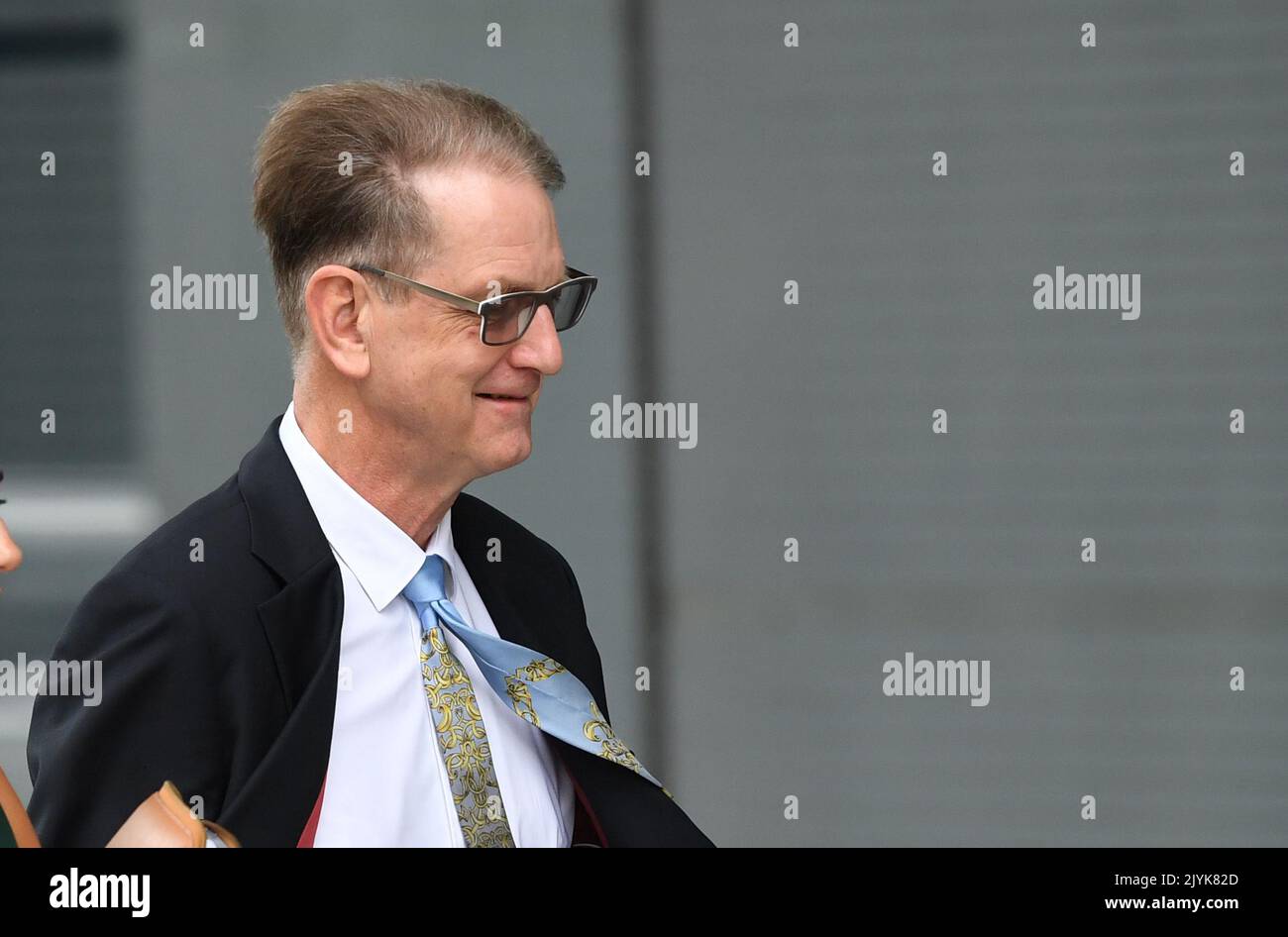 Keith Benjamin Greenland kommt am Dienstag, den 16. Februar 2021, beim ...