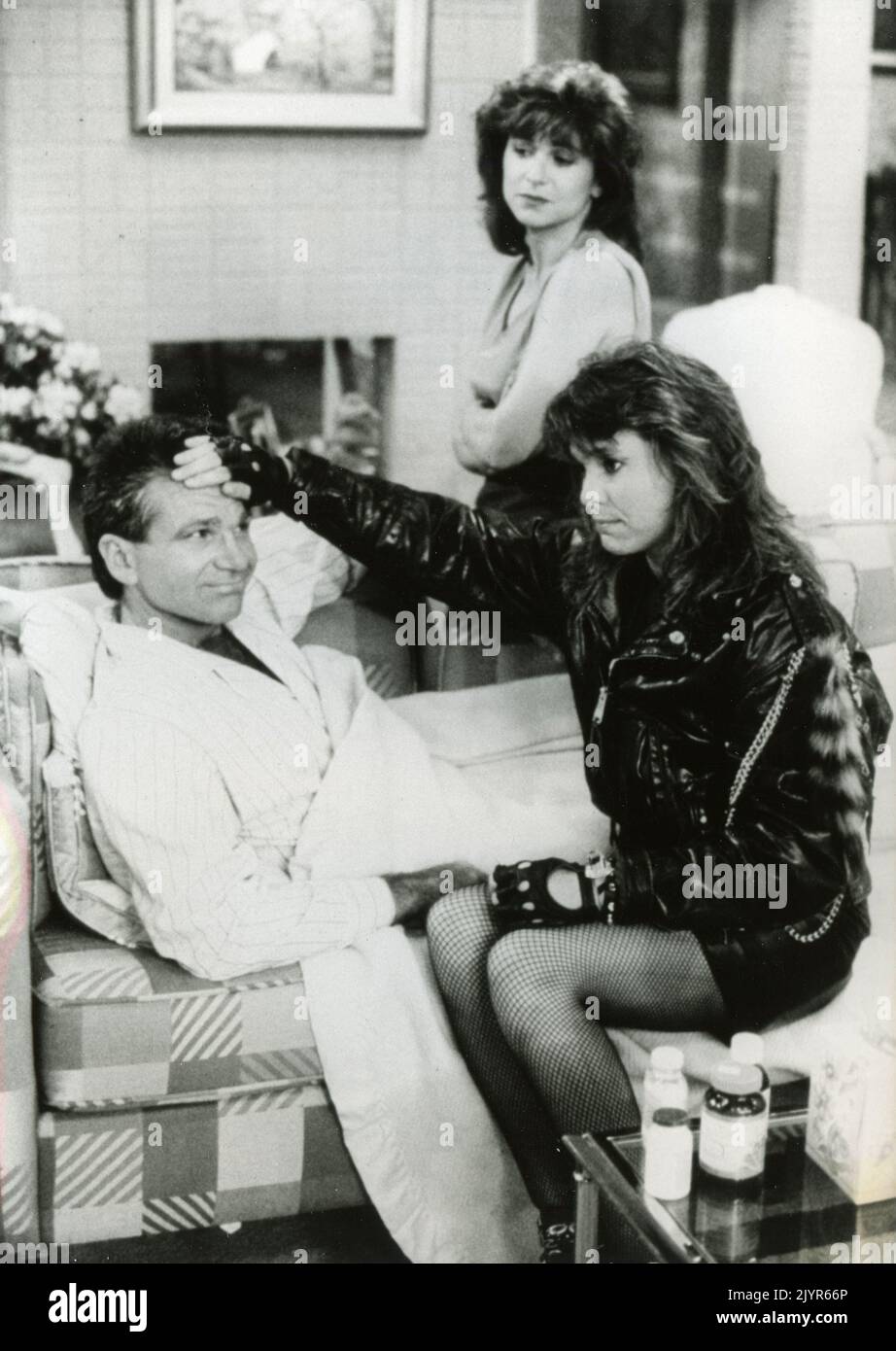 Schauspieler David Leisure und die Schauspielerinnen Dinah Manoff und ...