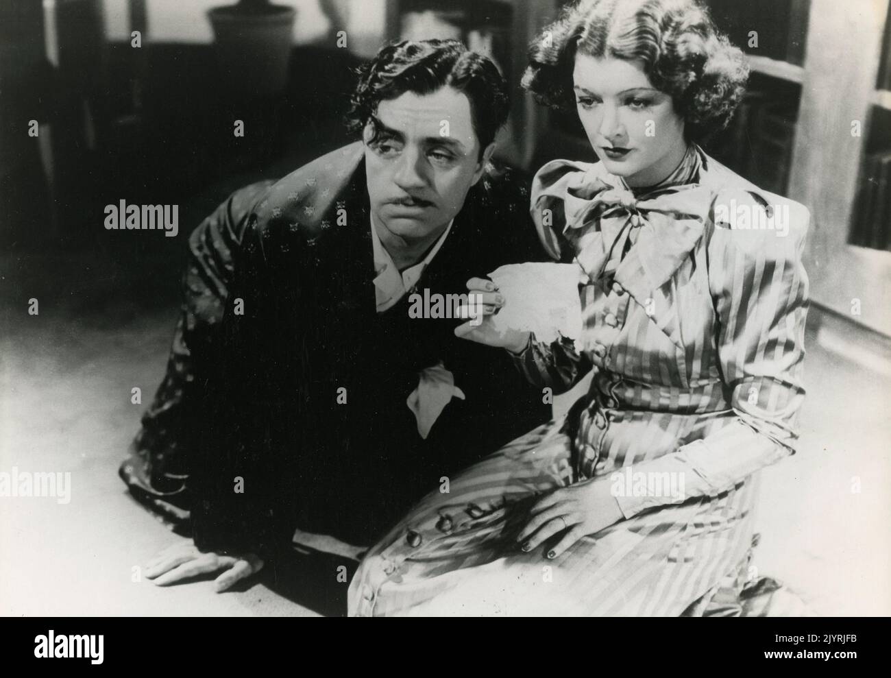 Der amerikanische Schauspieler William Powell und die Schauspielerin ...