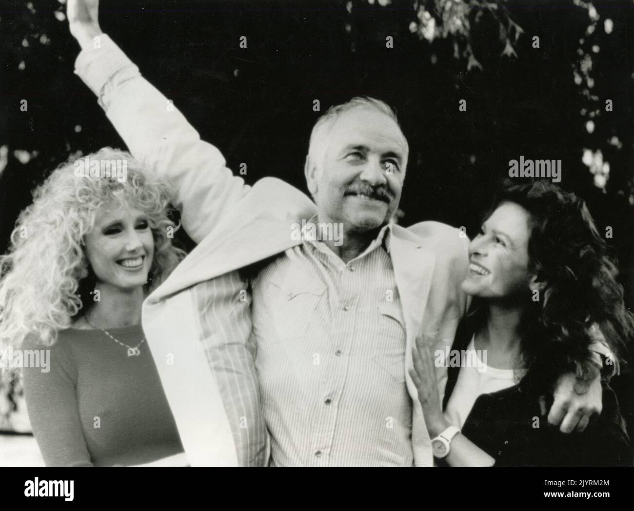 Die Schauspielerin Morgan Fairchild, der Schauspieler Armin Mueller ...