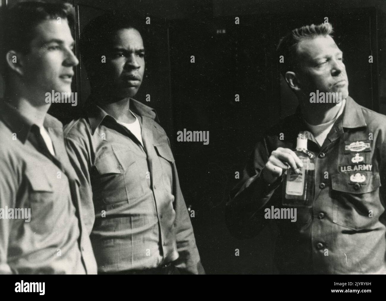 Die amerikanischen Schauspieler Matthew Modine, David Alan Grier und ...