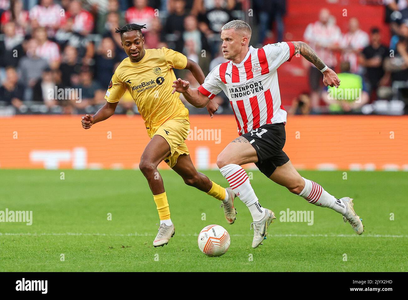 EINDHOVEN, 08-09-2022. Philips Stadion, Stadion des PSV. Europa League ...