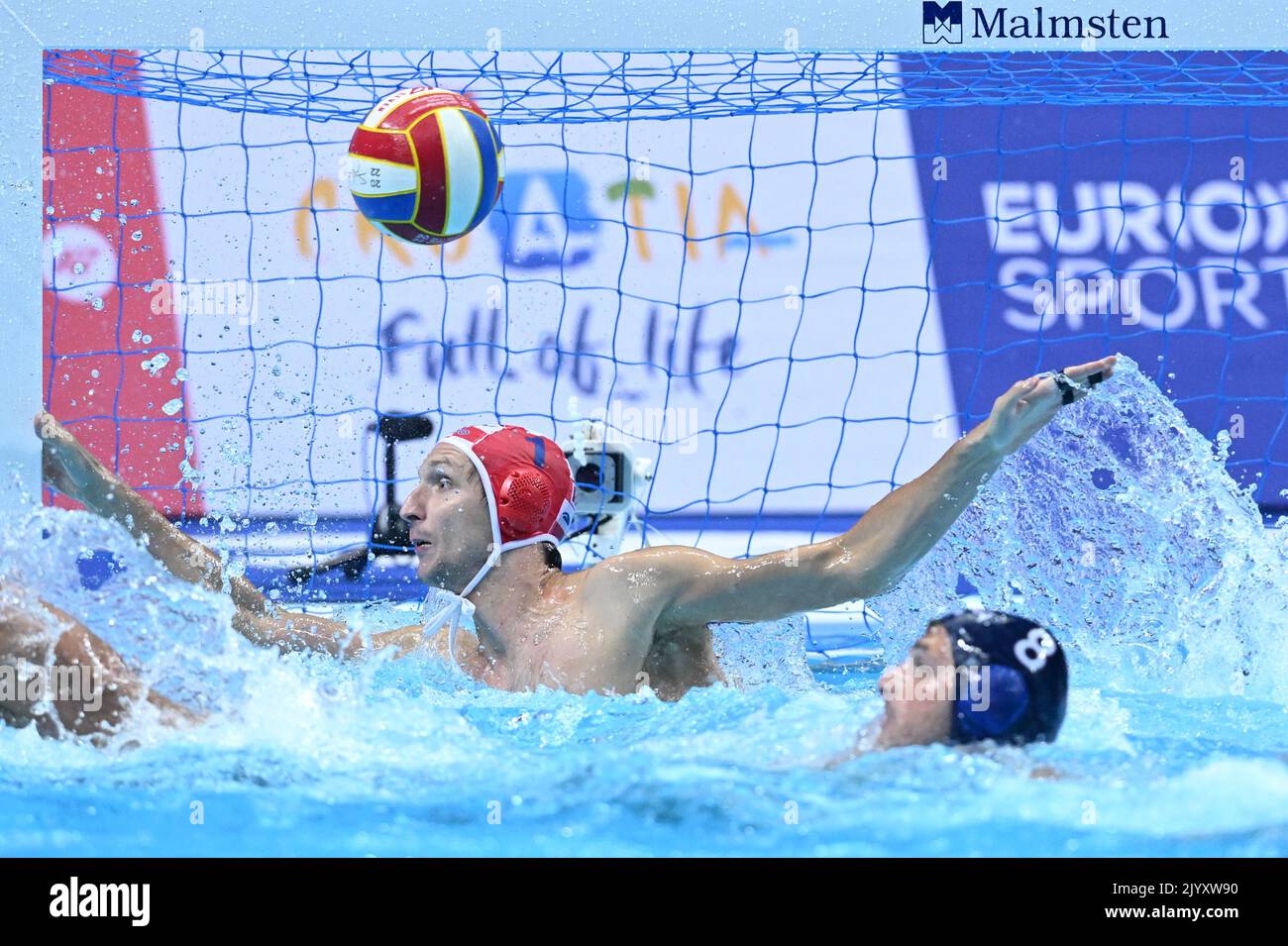 SPLIT, KROATIEN - 08. SEPTEMBER: Marko Bijac aus Kroatien ist während ...