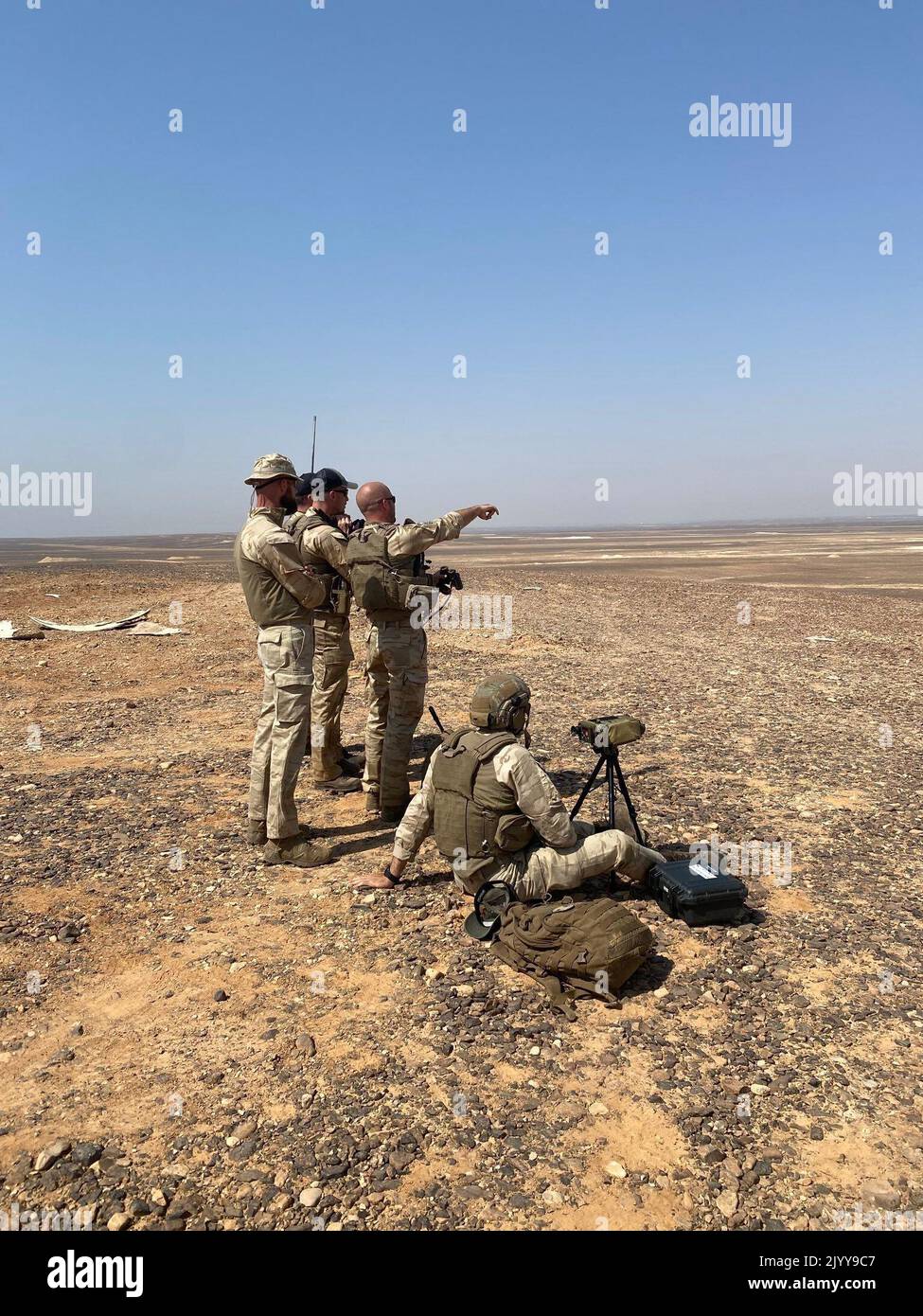 Spezialisten der Tactical Air Control Party (TACP) aus Jordanien, den ...