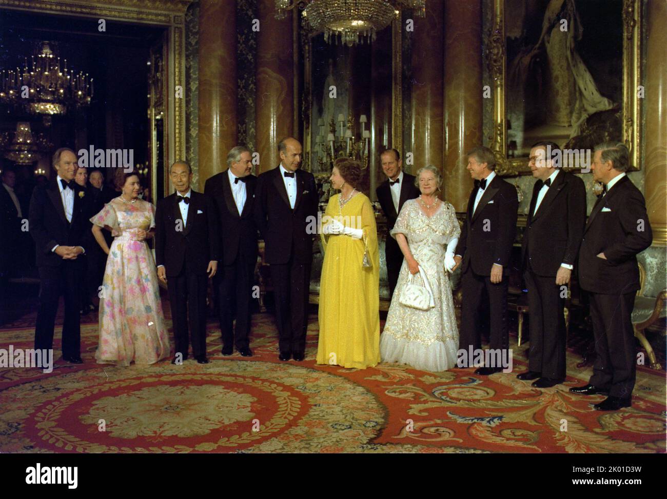 Jimmy Carter mit Queen Elizabeth - Mitarbeiter-Fotografen des Weißen ...