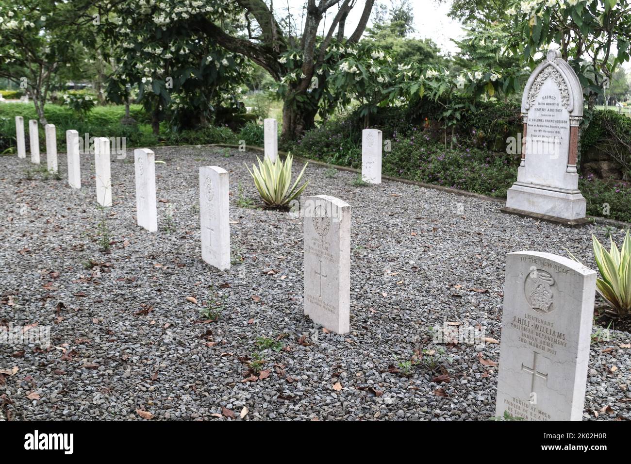 Ein Blick auf die Grabsteine der Commonwealth war Graves for World war ...