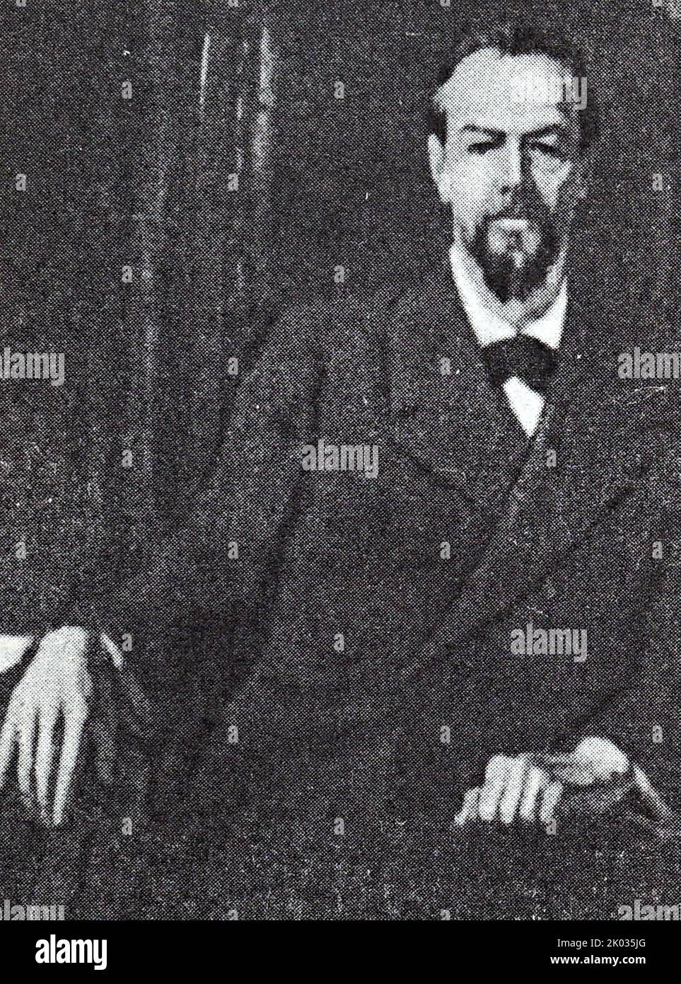 Dmitri Iwanowitsch Mendelejew (1834 - 1907) russischer Chemiker und ...