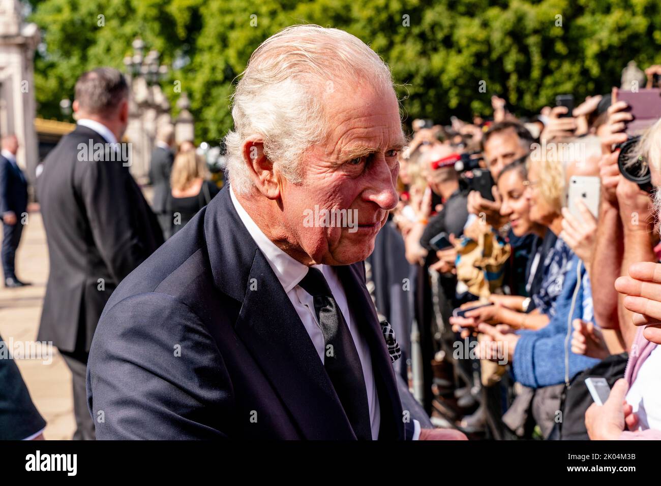 London, Großbritannien. 9. September 2022. Nach dem Tod seiner Mutter ...