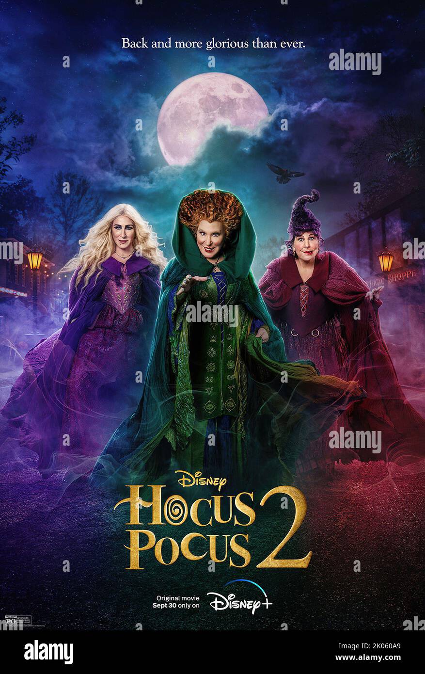 HOCUS POCUS 2, US-Poster, von links: Sarah Jessica Parker, Bette Midler ...