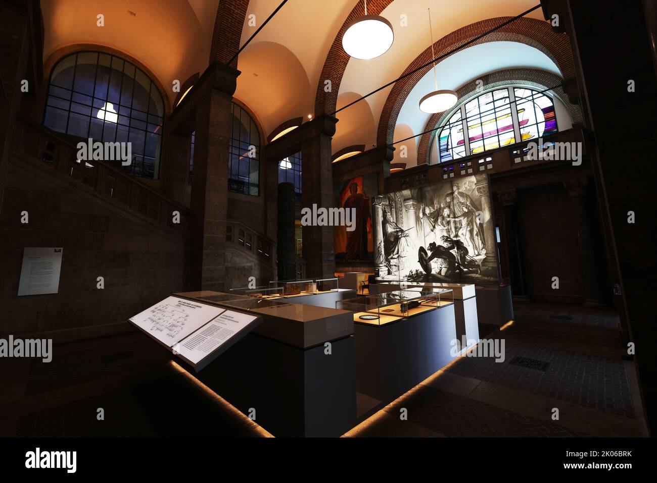 Nürnberg, Nürnberg Museum, Kunst, Gewölbe, Germanisches Nationalmuseum oder Deutsches Museum in ...