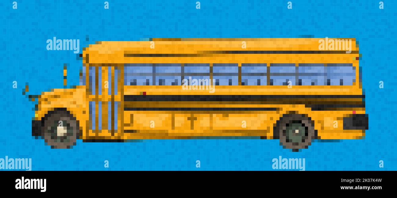 Pixelart school -Fotos und -Bildmaterial in hoher Auflösung – Alamy