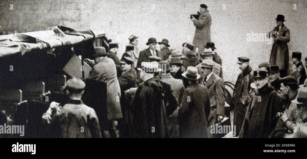 Serge Stavisky in Paris, c1932. Serge Alexandre Stavisky (20. November ...