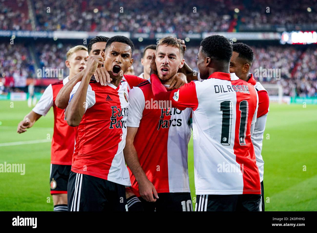 ROTTERDAM , 11-09-2022 , Stadion Feijenoord , De Kuip , Niederländischer eredivisie-Fußball ...