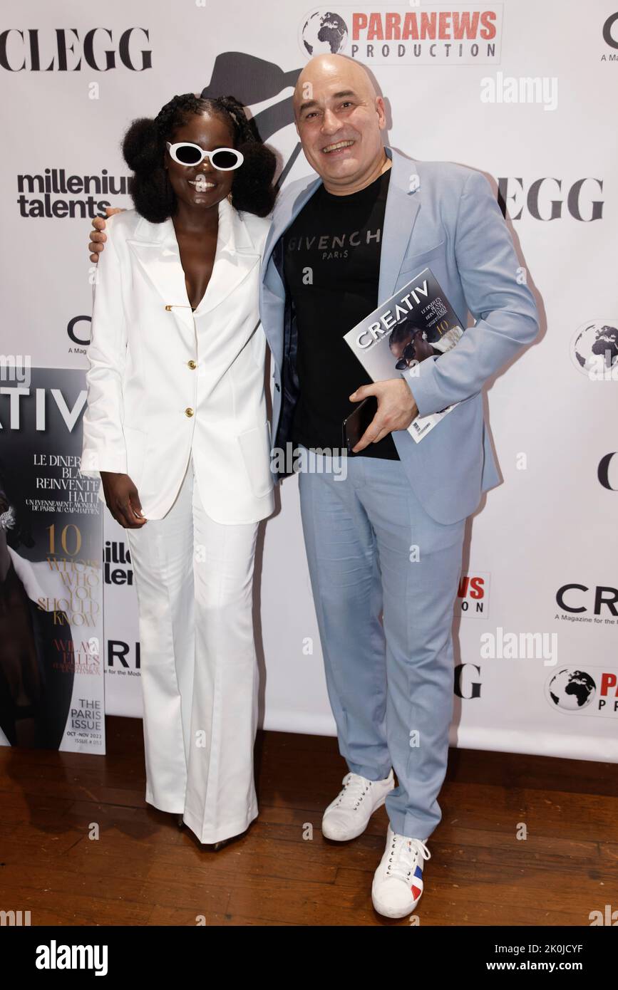 Paris, Frankreich. 9. September 2022. Die Designerin Macdieunette Djuna ...