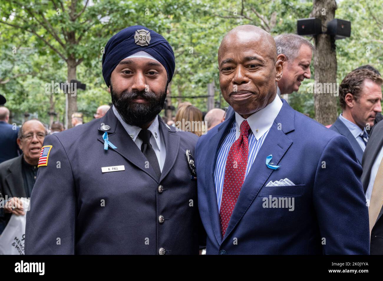 New York, NY - 11. September 2022: Der erste New Jersey Sikh ...