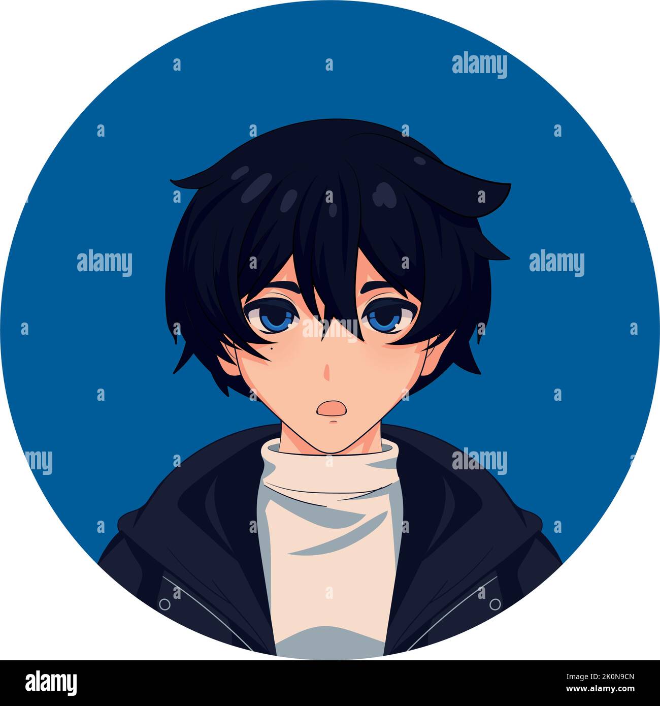 Young guy anime boy character -Fotos und -Bildmaterial in hoher ...
