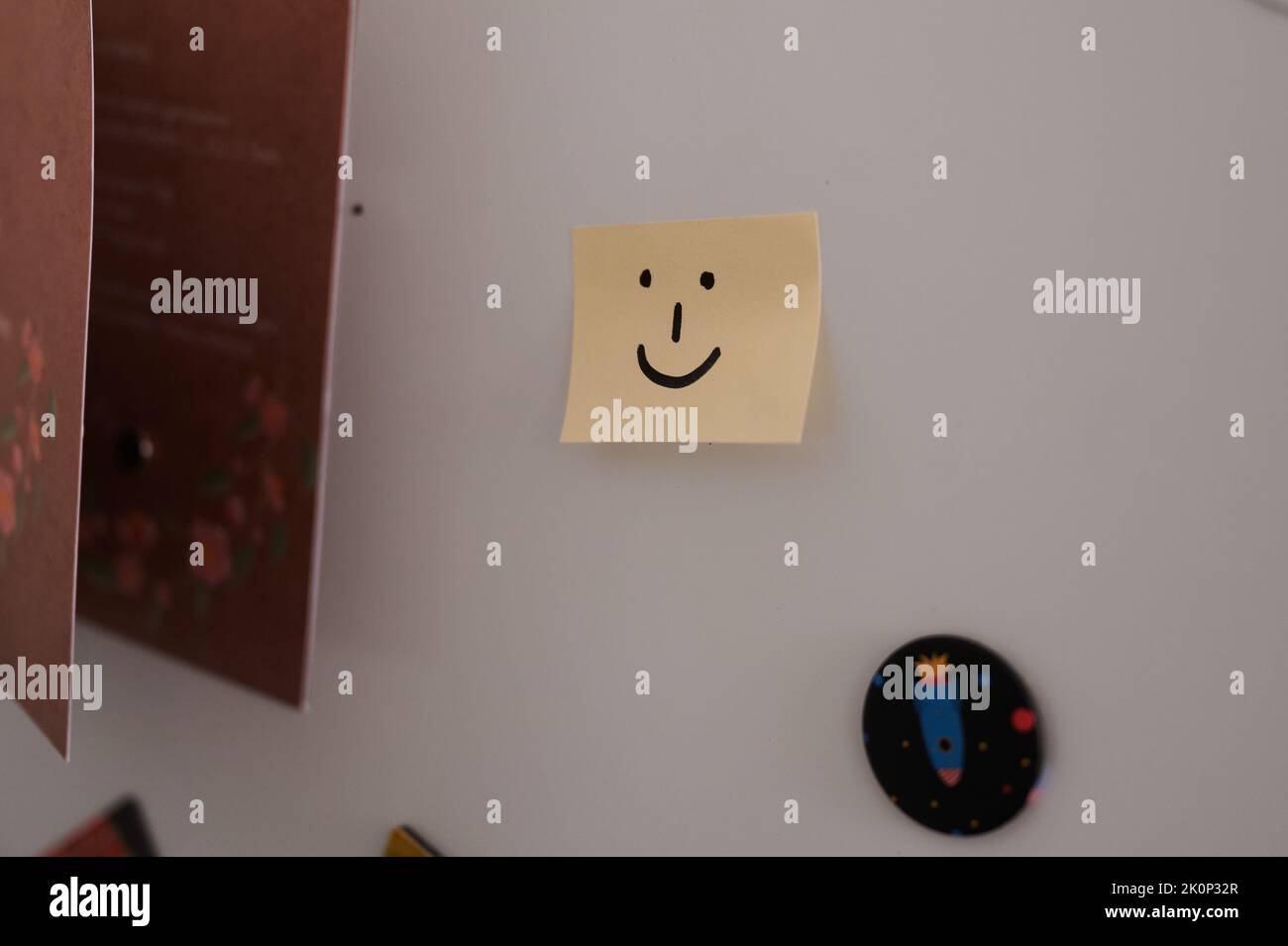 Berlin, Deutschland. 12. September 2022. Abbildung: Ein Smiley wird auf ...